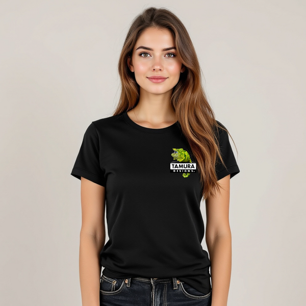 T-shirt BACK LOGO AND SMALL FRONT LEFT LOGO – Tamura-designs