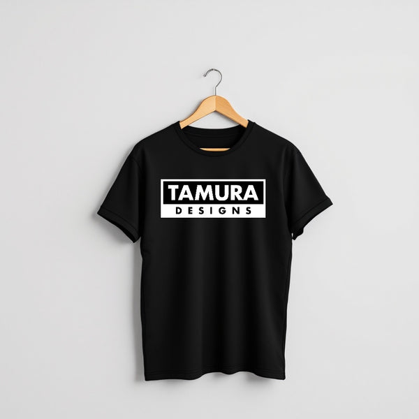 TAMURA DESIGNS WHITE DESIGNS PRINTED FRONT LOGO ONLY – Tamura-designs